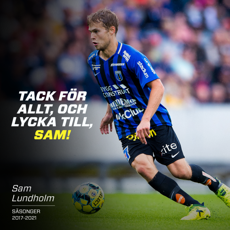 Sam Lundholm lämnar Sirius Fotboll - Sirius Fotboll