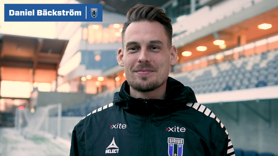 Daniel Bäckström inför årets första träning - Sirius Fotboll