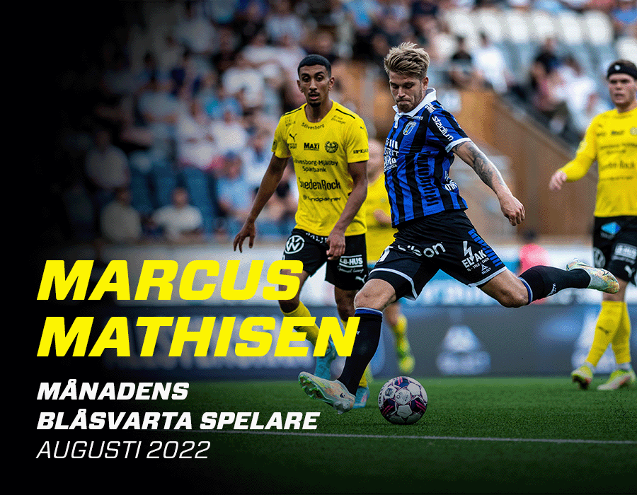 Marcus Mathisen – månadens blåsvarta spelare i augusti - Sirius Fotboll