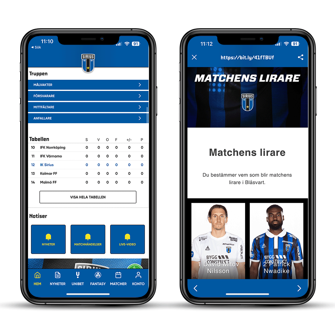 Appen Sirius Live - Sirius Fotboll