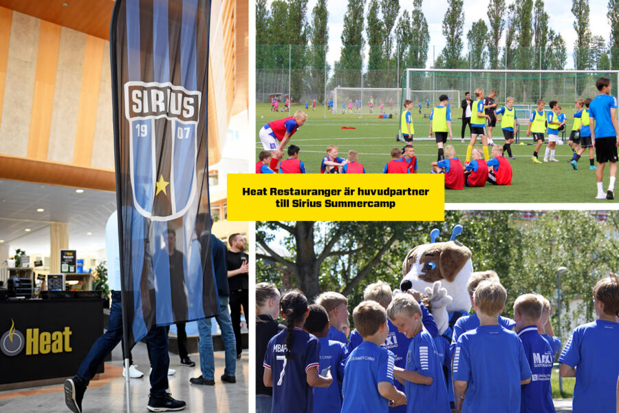 Heat restauranger är huvudpartner till Sirius Summercamp - Sirius Fotboll Heat restauranger är huvudpartner till Sirius Summercamp - Sirius Fotboll