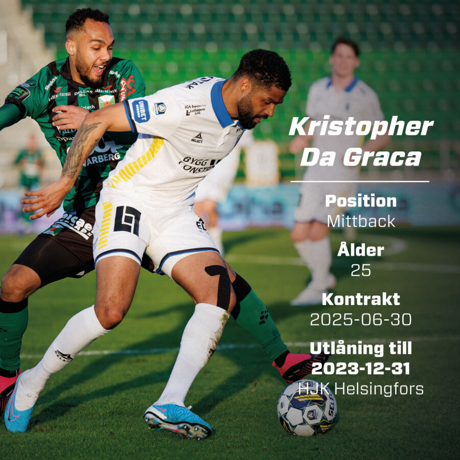 Kristopher Da Graca lånas ut till HJK Helsingfors - Sirius Fotboll
