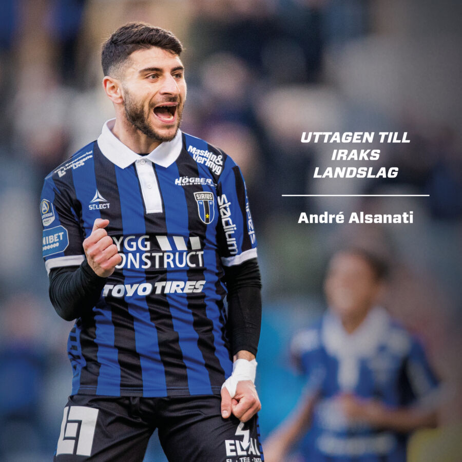 André Alsanati uttagen till Iraks landslag - Sirius Fotboll