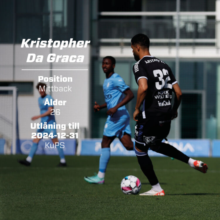 Kristopher Da Graca lånas ut till KuPS - Sirius Fotboll