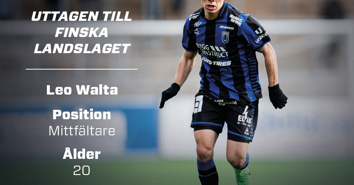 Leo Walta uttagen till det finska landslaget - Sirius Fotboll