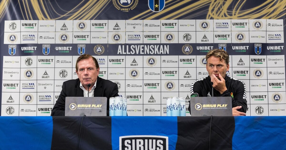 Sirius Play | Presskonferens efter Sirius – GAIS - Sirius Fotboll