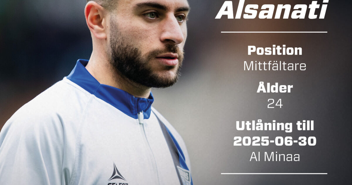 André Alsanati lånas ut till Al Minaa - Sirius Fotboll
