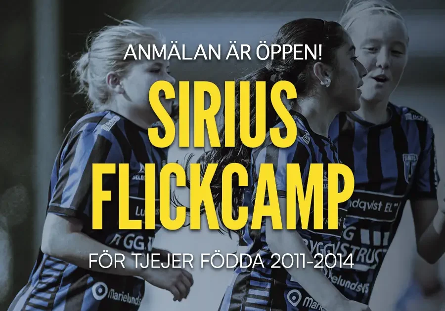 Premiär för Sirius Flickcamp i sommar! - Sirius Fotboll