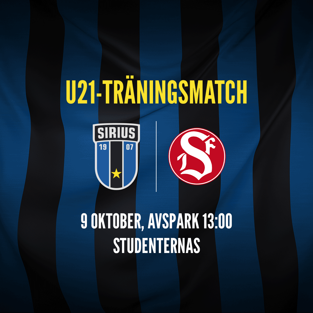 Sirius Play | U21-träningsmatch | IK Sirius - Sandvikens IF - Sirius Fotboll